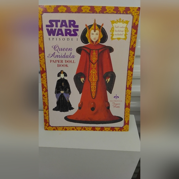 Star Wars | Other | Queen Amidala Paper Doll Book | Poshmark